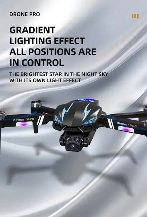 Toypedia | FLH Drone K706 Camera Obstacle Avoidance Brushless motor